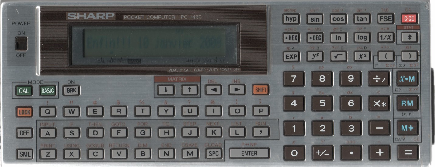 Sharp - PC-1460 - - Pir2 - Sharp PC1460 - Casio.ledudu.com - bibliothèque des ordinateurs et des ...
